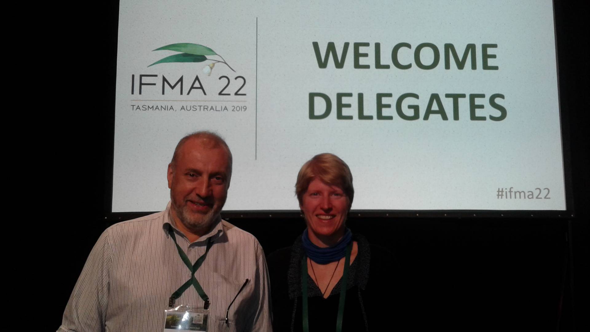 Martin Wilkinson and Eva Schröer-Merker attend the 22nd International ...