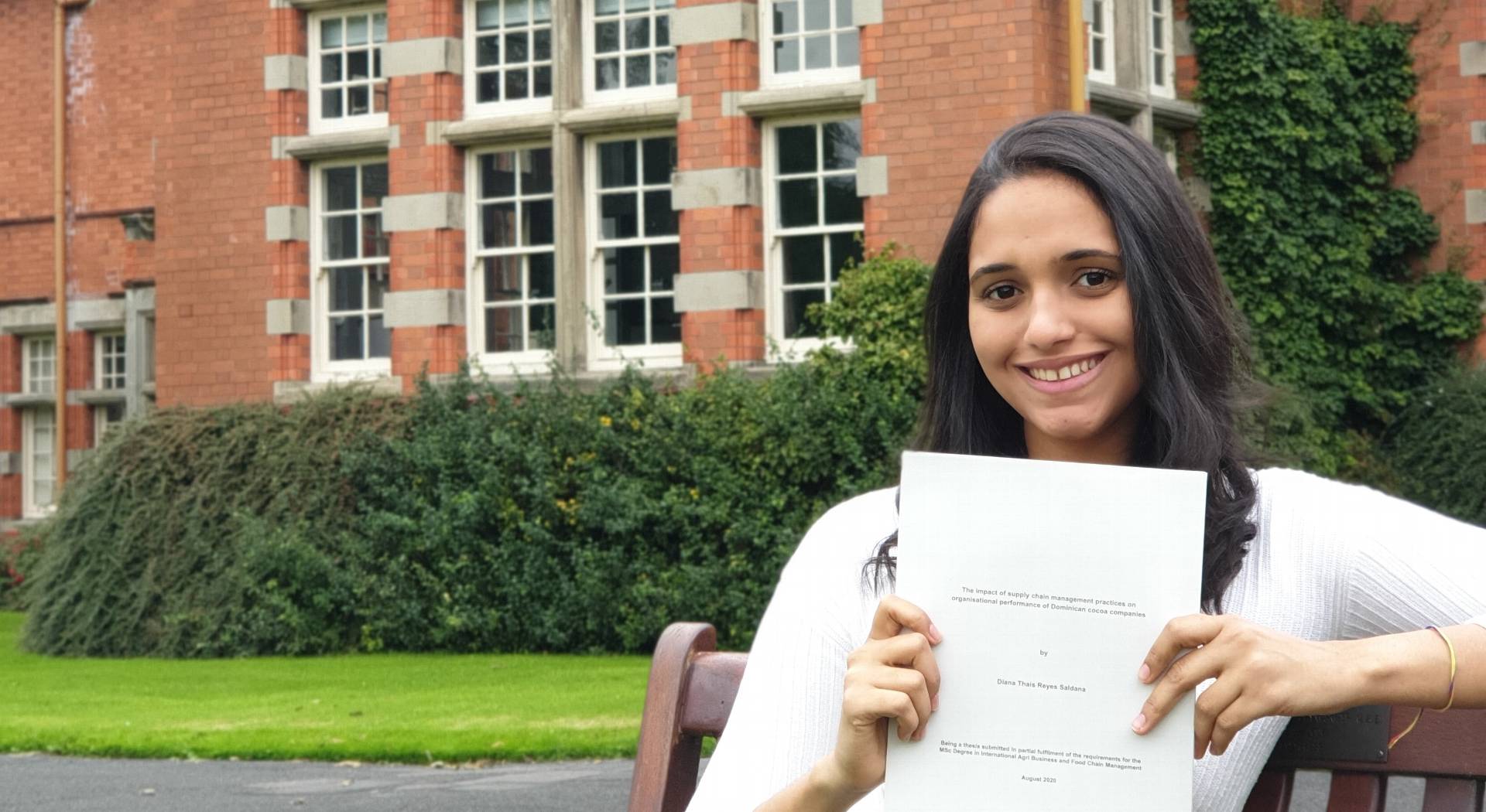Thais reflects on her Master's experience | Harper Adams University ...