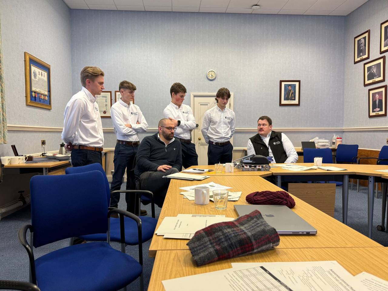 Engineering students present designs for an autonomous modular platform ...